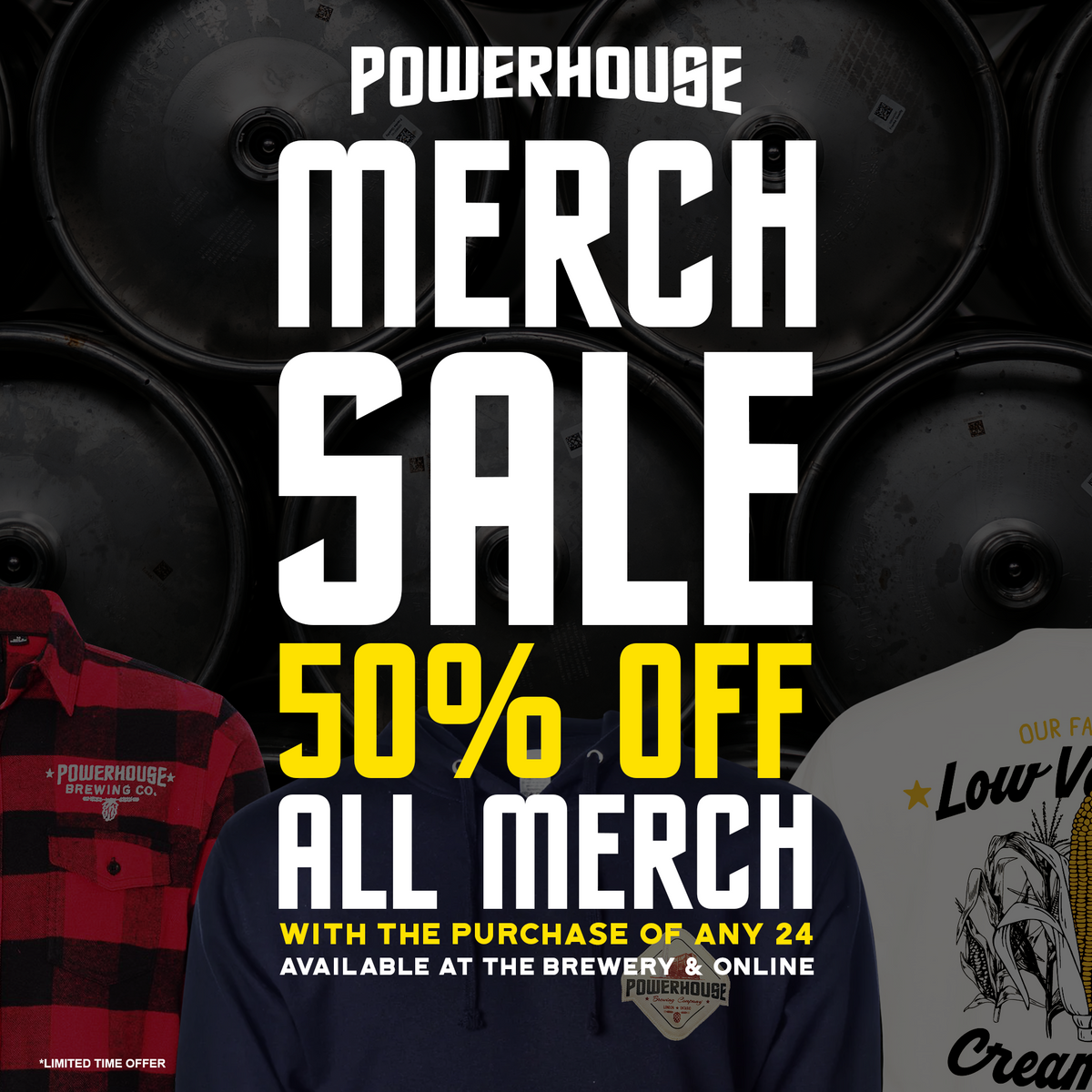 Merch Sale – Powerhouse Brewing Company
